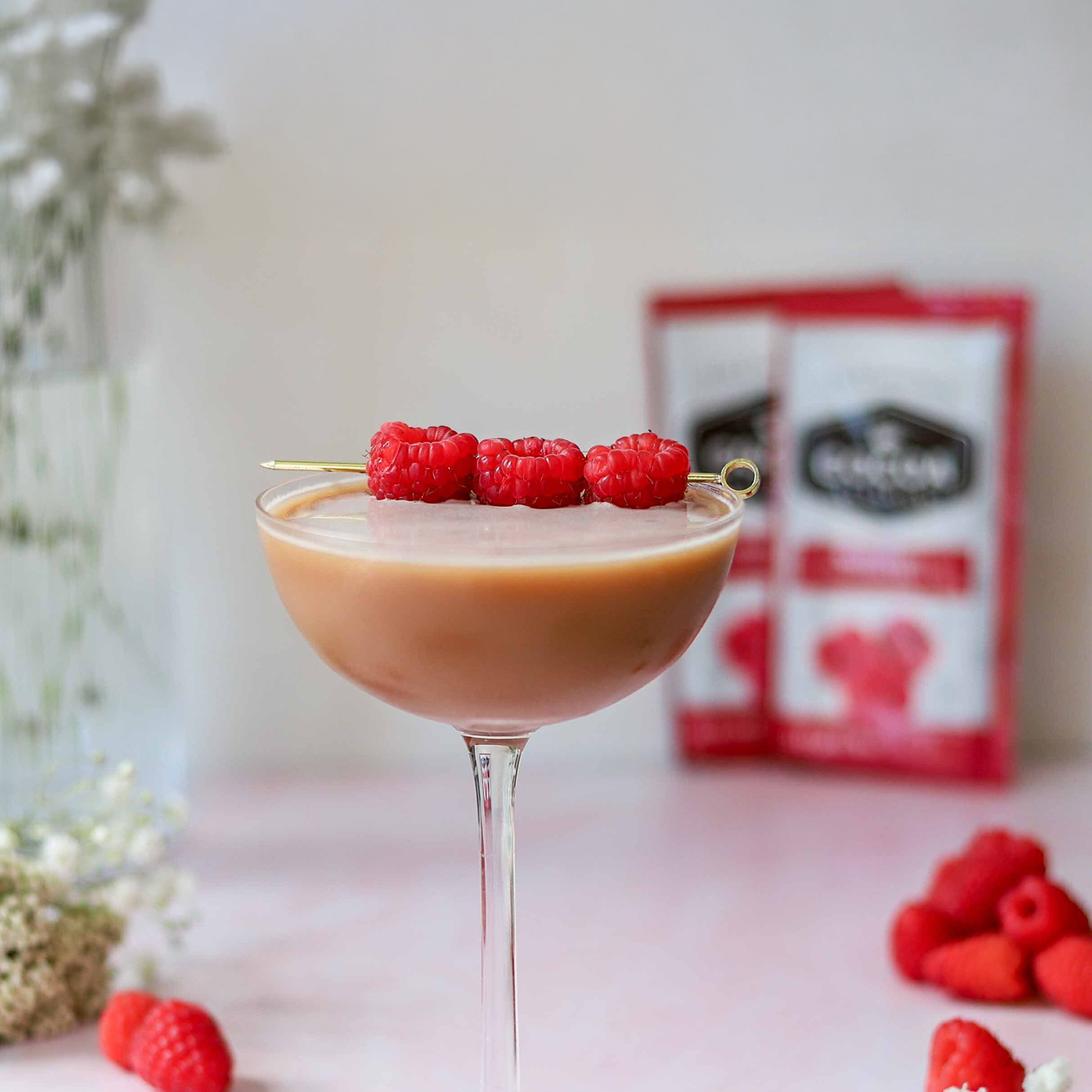 Raspberry Chocolate Espresso Martini - Cocoa Classics® Cocoa Mix